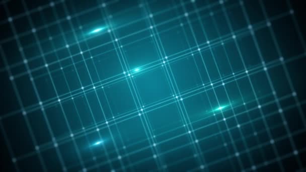 Abstract Technology Background Grid Data Zooming Loop Animation Abstract Minimal — Stock Video ...