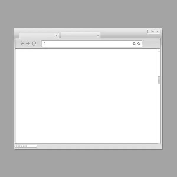 Browser template set in light theme for website, laptop and computer ...