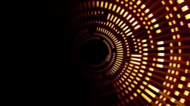 Abstract background with animated circular motion. Animation of seamless loop. Zoom on abstract ...