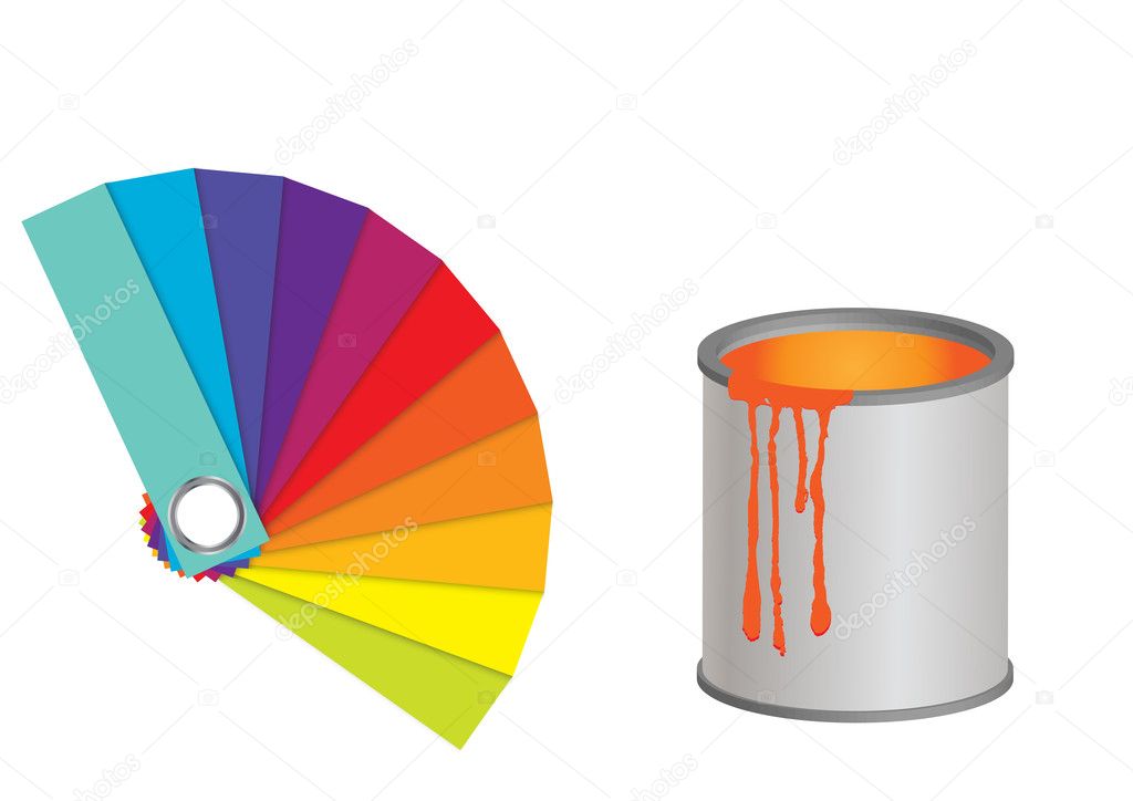 Color fan. Stock Vector Image by ©Mix3r #36388095
