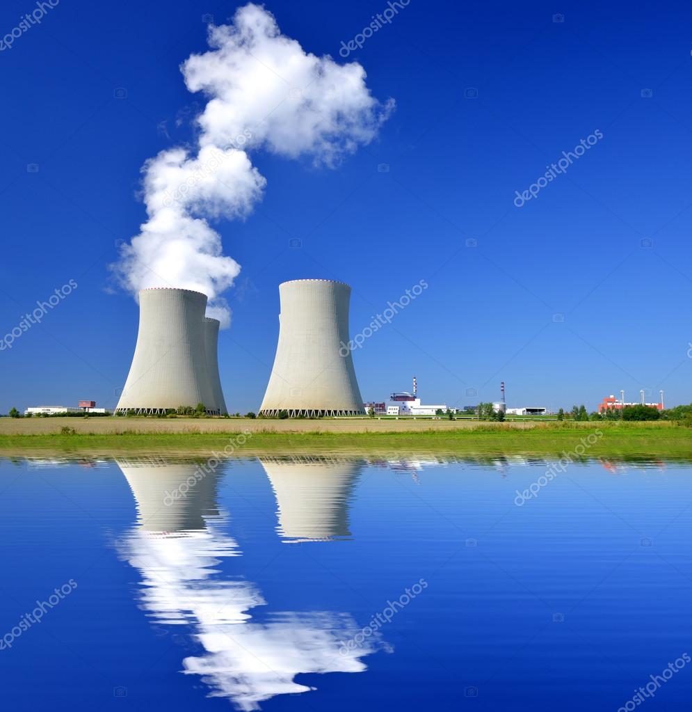 Nuclear power plant — Stock Photo © vencav #33295377