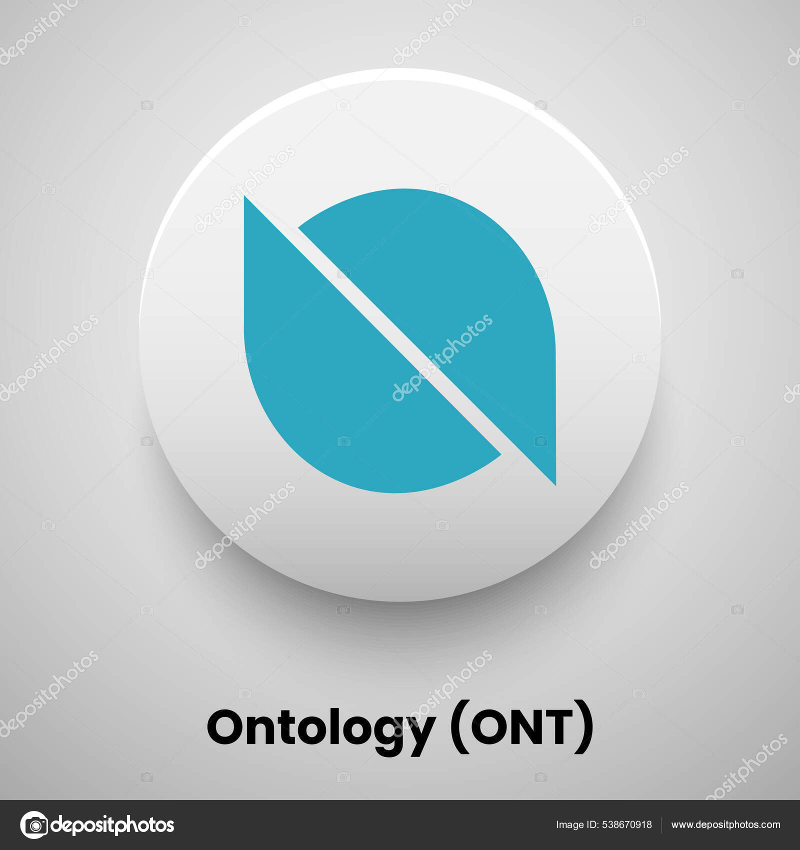 Ontology Vector Illustration Cryptocurrency Concept Stock Vector by ...