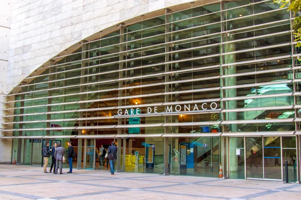 Monaco Monte Carlo railway station — Stock Photo © karnizz #1185687