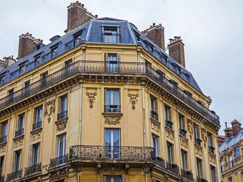 Paris, France. Typical architectural details — Stock Photo © bellena ...