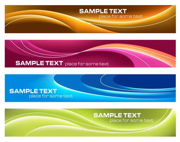 Four colorful banners Stock Vector Image by ©annafrajtova #14778233