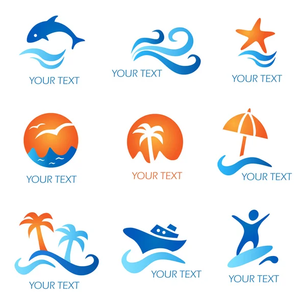 Simbolo playa Imágenes Vectoriales, Gráfico Vectorial de Simbolo playa ...