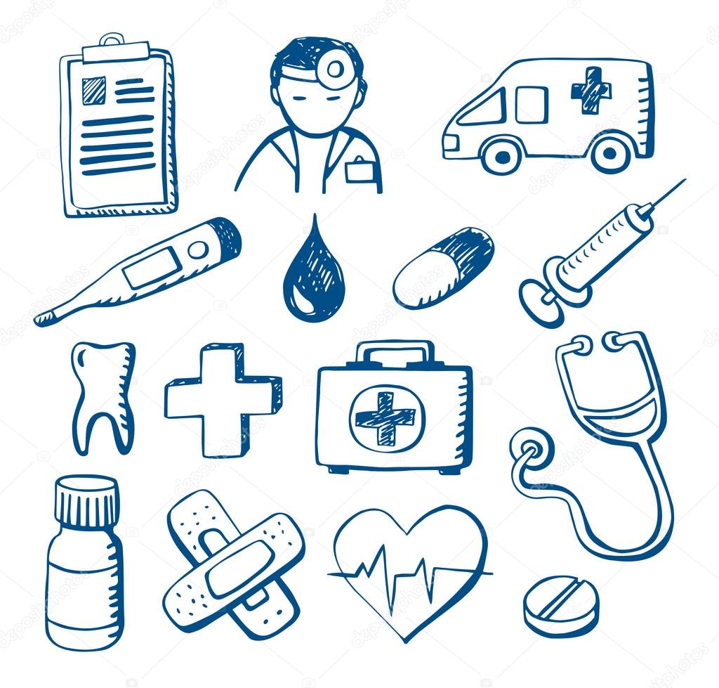 Medical Doodles Stock Vector Image by ©annafrajtova #20447327