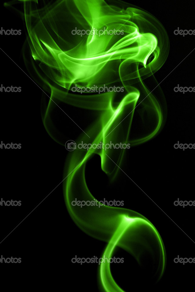 Green smoke Stock Photo by ©Adrx 31719373