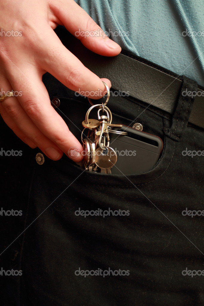 Keys in pocket — Stock Photo © Adrx #45525313