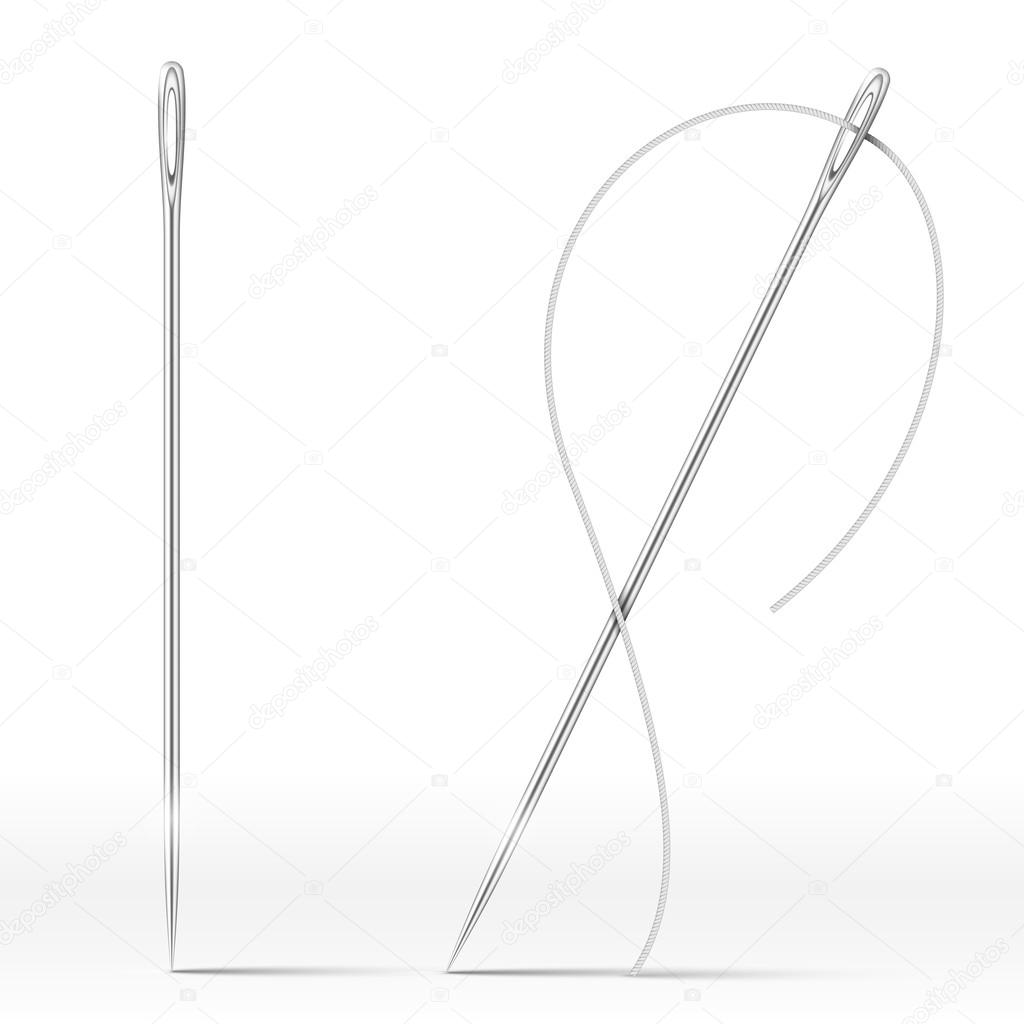 Isolated Needle — Stock Vector © MSSA #13607819