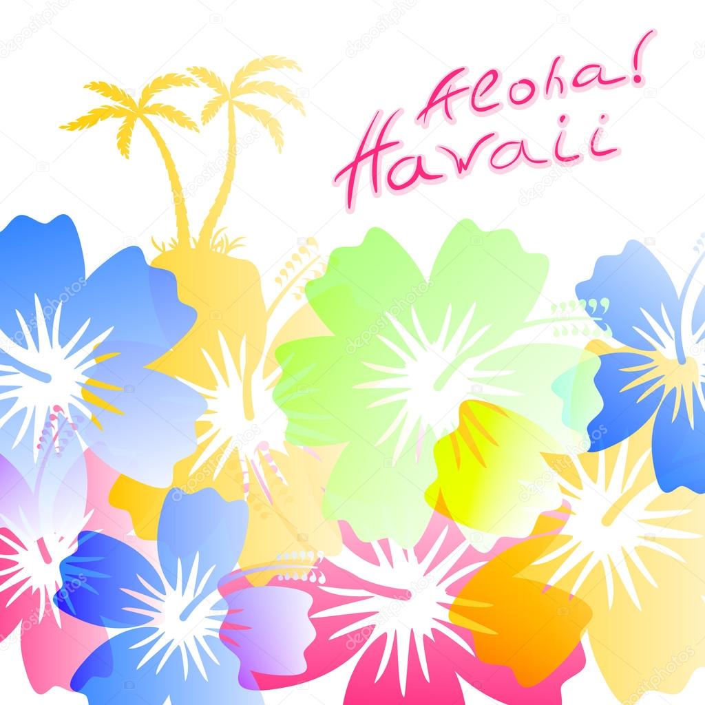 Aloha Hawaii Background Stock Vector Image by ©K3star #21756795
