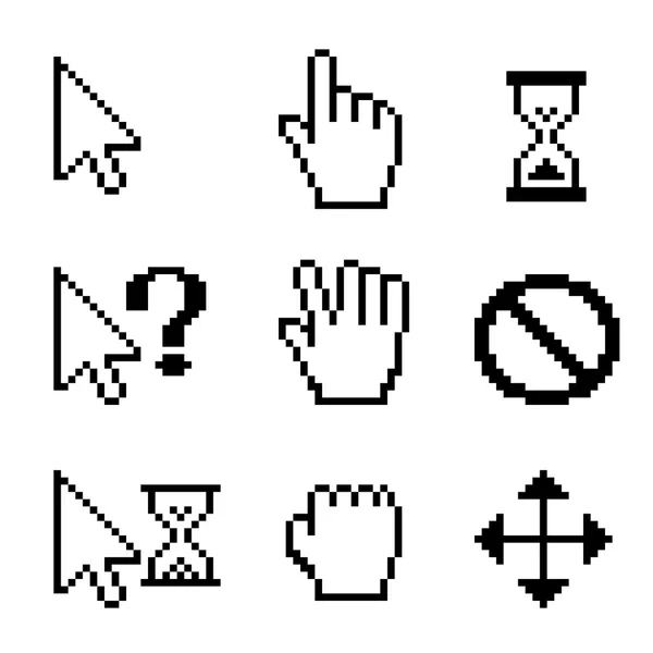 Click here mouse cursors — Stock Vector © DrawnKeeper #32769571