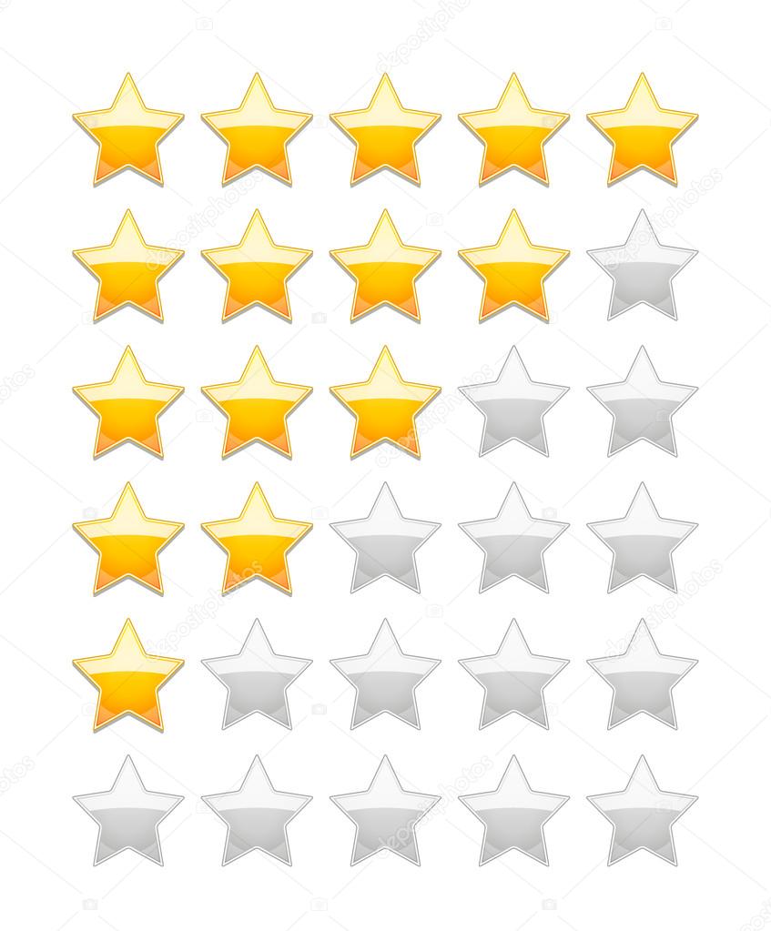 Rating Stars Stock Vector Image by ©K3star #31112033