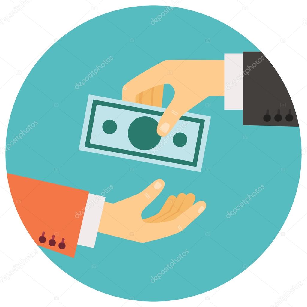 Hand giving money illustration — Stock Vector © MSSA #41916373 Hand giving money illustration — Stock Vector © MSSA #41916373