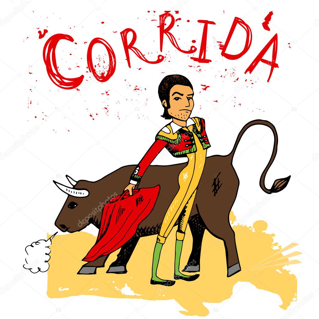 Bullfighting in Corrida Spain Stock Vector Image by ©K3star #45034249