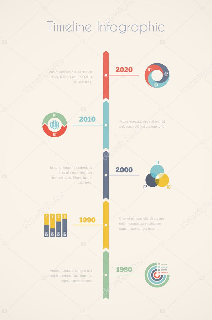 Timeline infographics — Stock Vector © MSSA #45451195