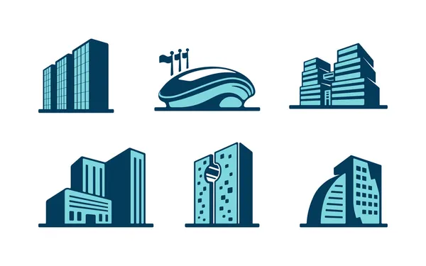 3d building icons Vector Art Stock Images | Depositphotos