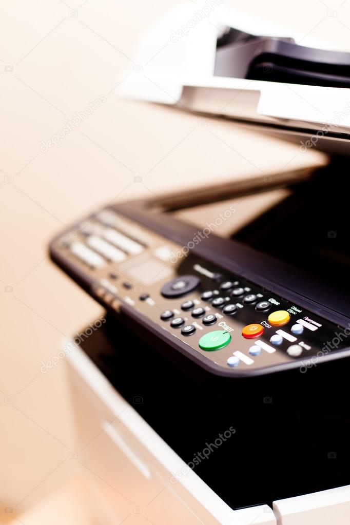 Printer ready for photocopy Stock Photo by ©Baton72 36279817