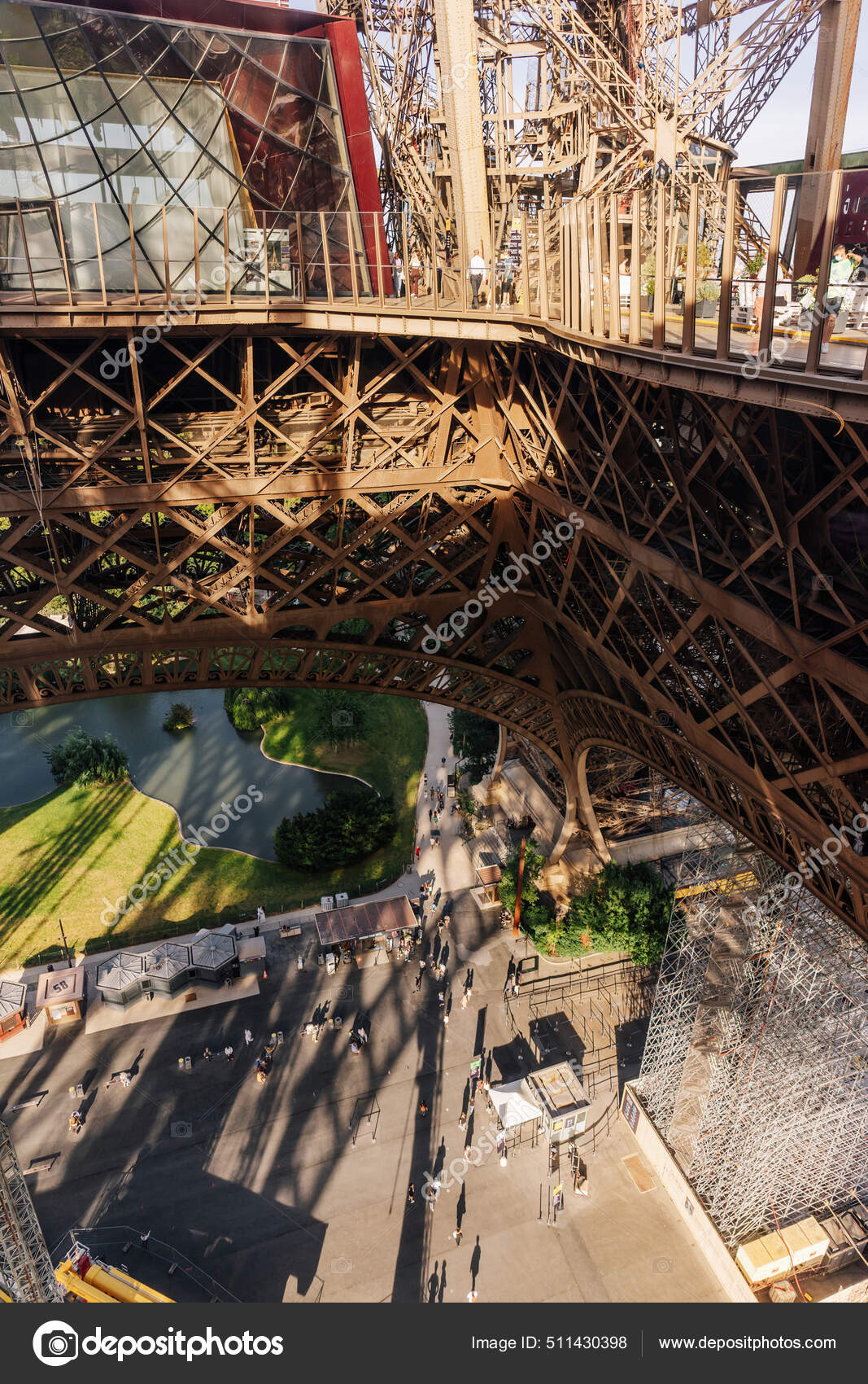 Interior View Eiffel Tower Second Floor — Stock Editorial Photo © Ruben ...