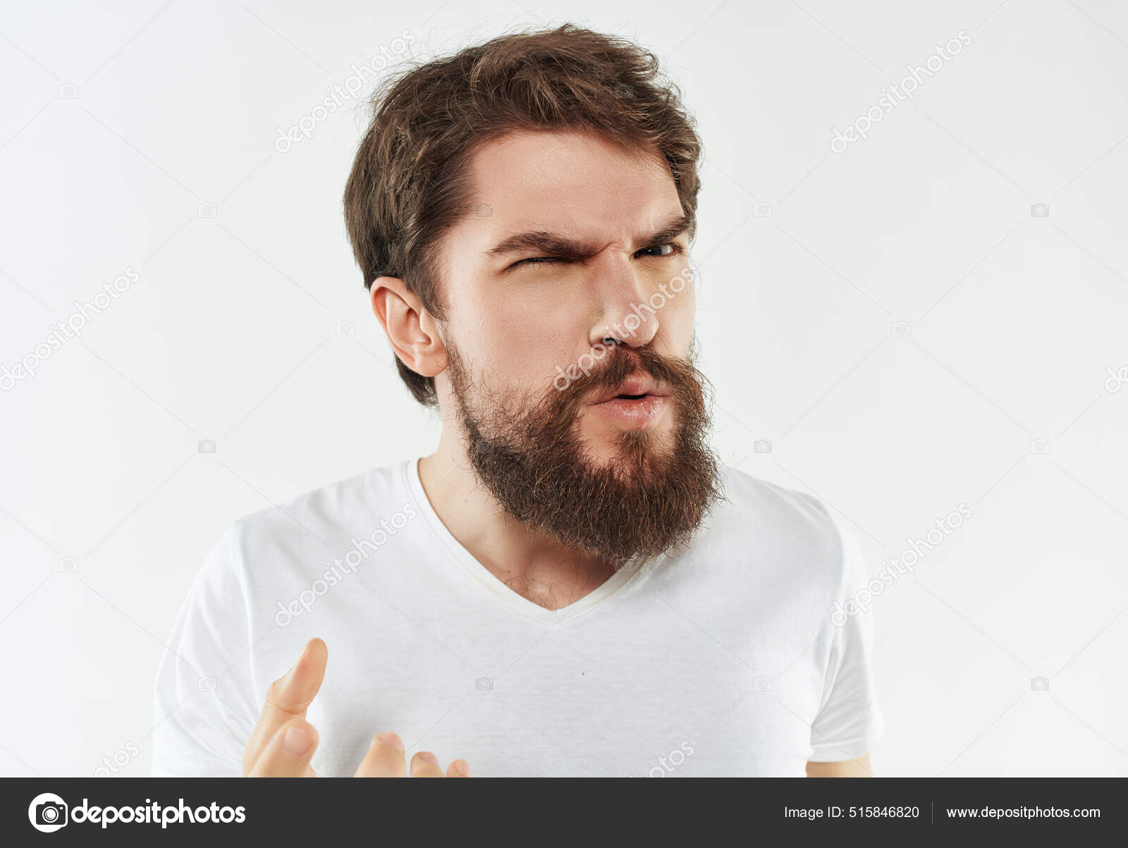 Irritated Facial Expression