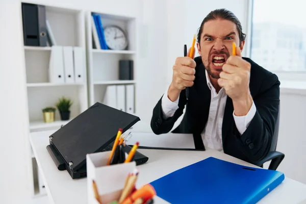 Angry office worker Stock Photos, Royalty Free Angry office worker ...