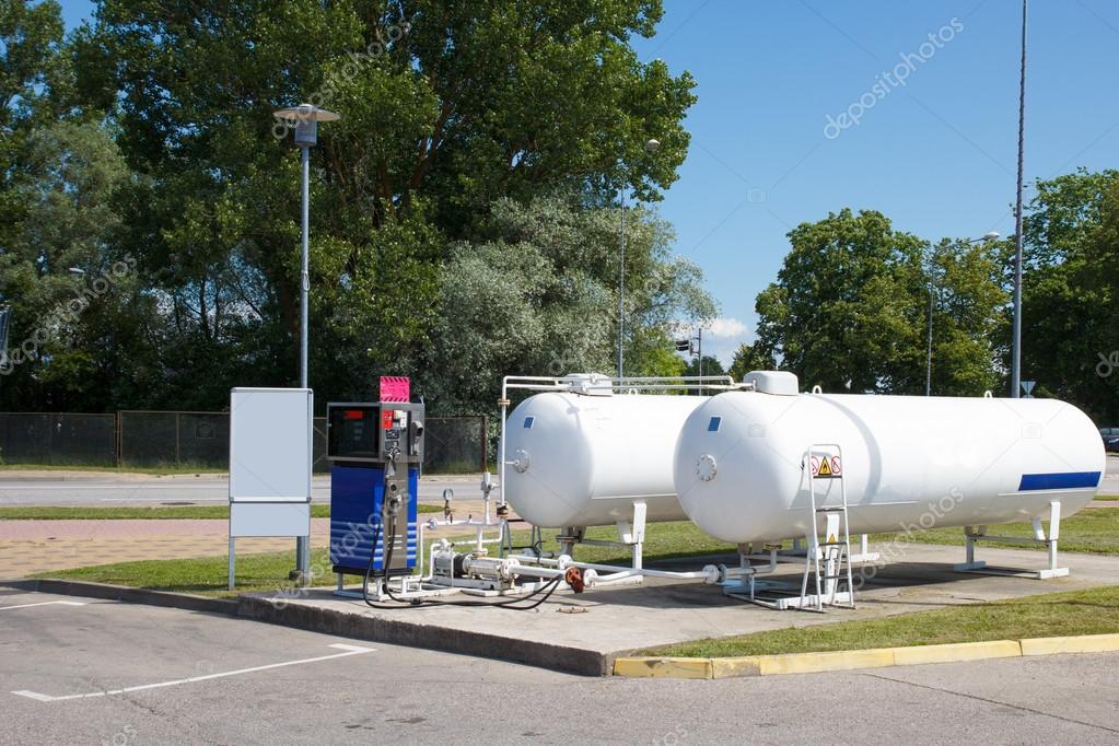 Car Autogas station — Stock Photo © aigarsr #37007645