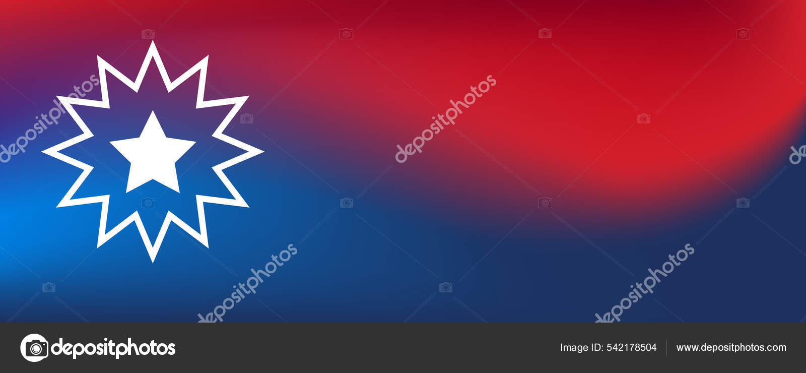 Juneteenth Flag Color. Since 1865. Design of Banner. Black history ...