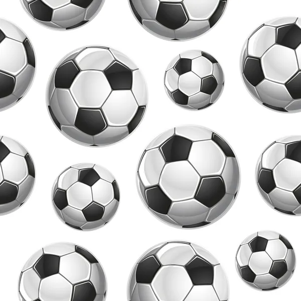 Seamless background pattern of soccer balls Stock Vector Image by ...