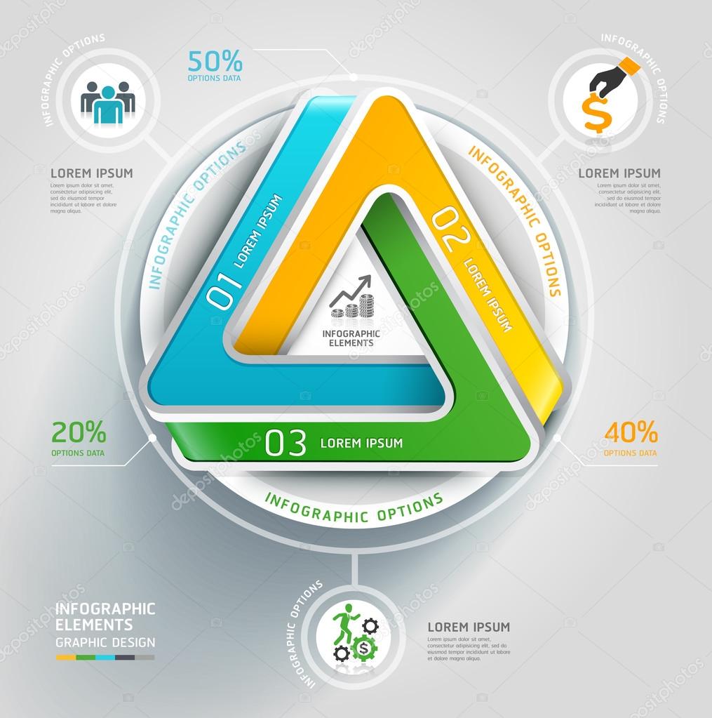 Modern infinite triangle ⬇ Vector Image by © graphixmania | Vector ...