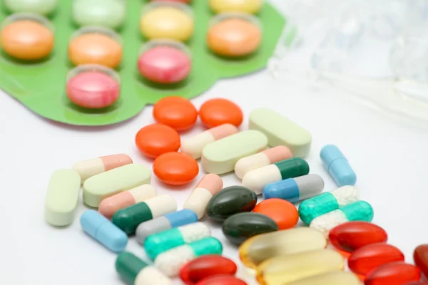 Assorted Medicines — Stock Photo © lenmdp #7734836