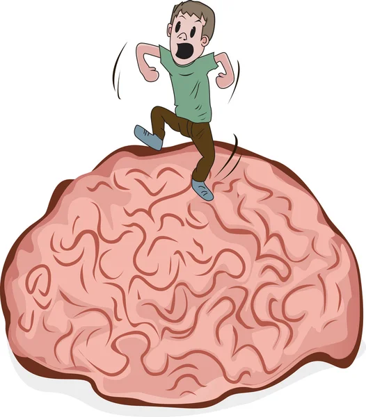 Brainy man cartoon Stock Vector Image by ©izakowski #11857635