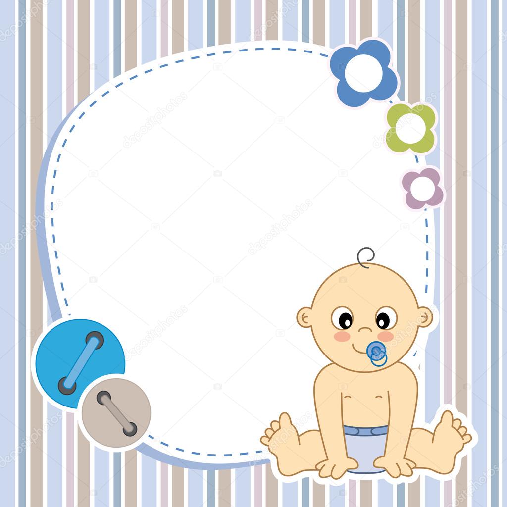 Baby boy card Stock Vector Image by ©sbego #26040001