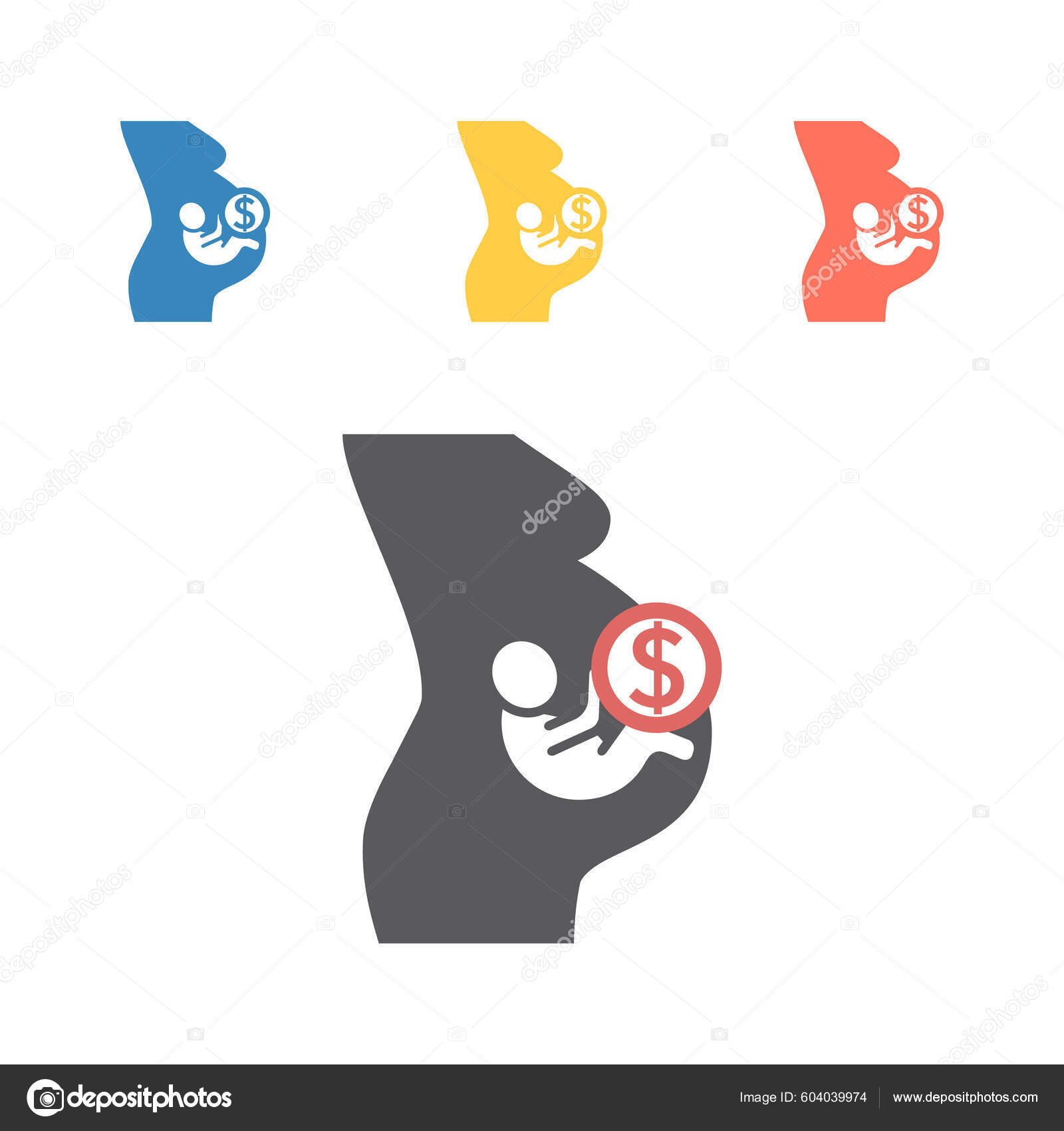 Surrogacy Icon Vector Signs Web Graphics Stock Vector by ©Prock 604039974