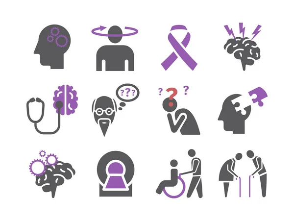 Dementia pictogram Vector Art Stock Images | Depositphotos