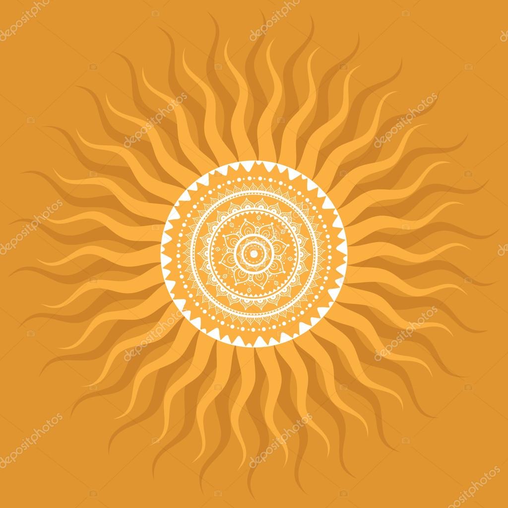 Mandala. Sun pattern. Stock Vector Image by ©katyaulitina #35984579