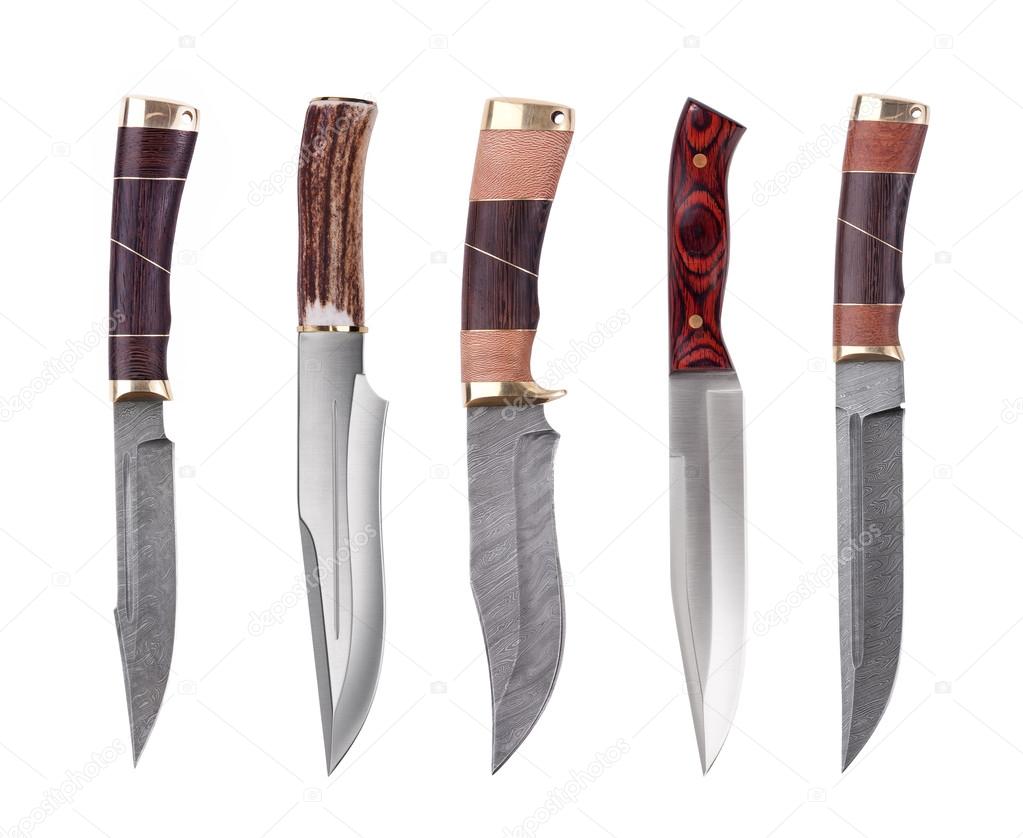 Set of several hunting knives — Stock Photo © Dimedrol68 #13913826