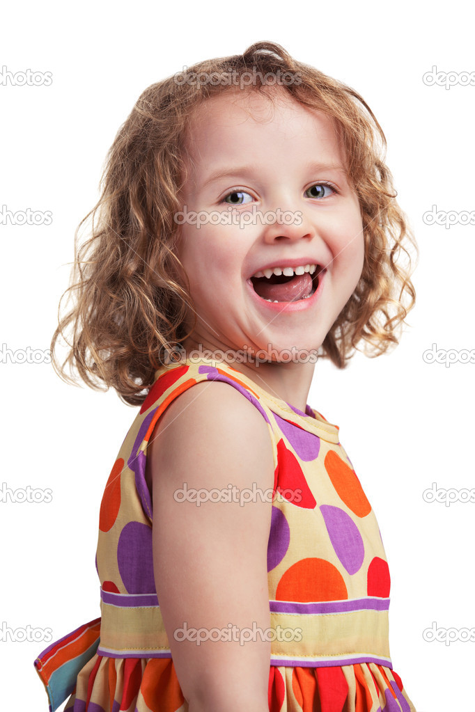Happy girl in a good mood — Stock Photo © Dimedrol68 #20147889