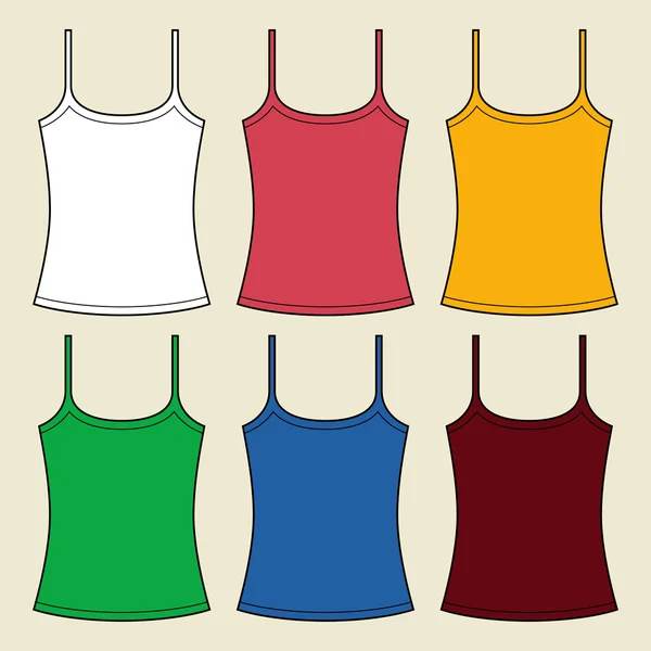 Vector singlets template Stock Vector Image by ©nikolae #12130419
