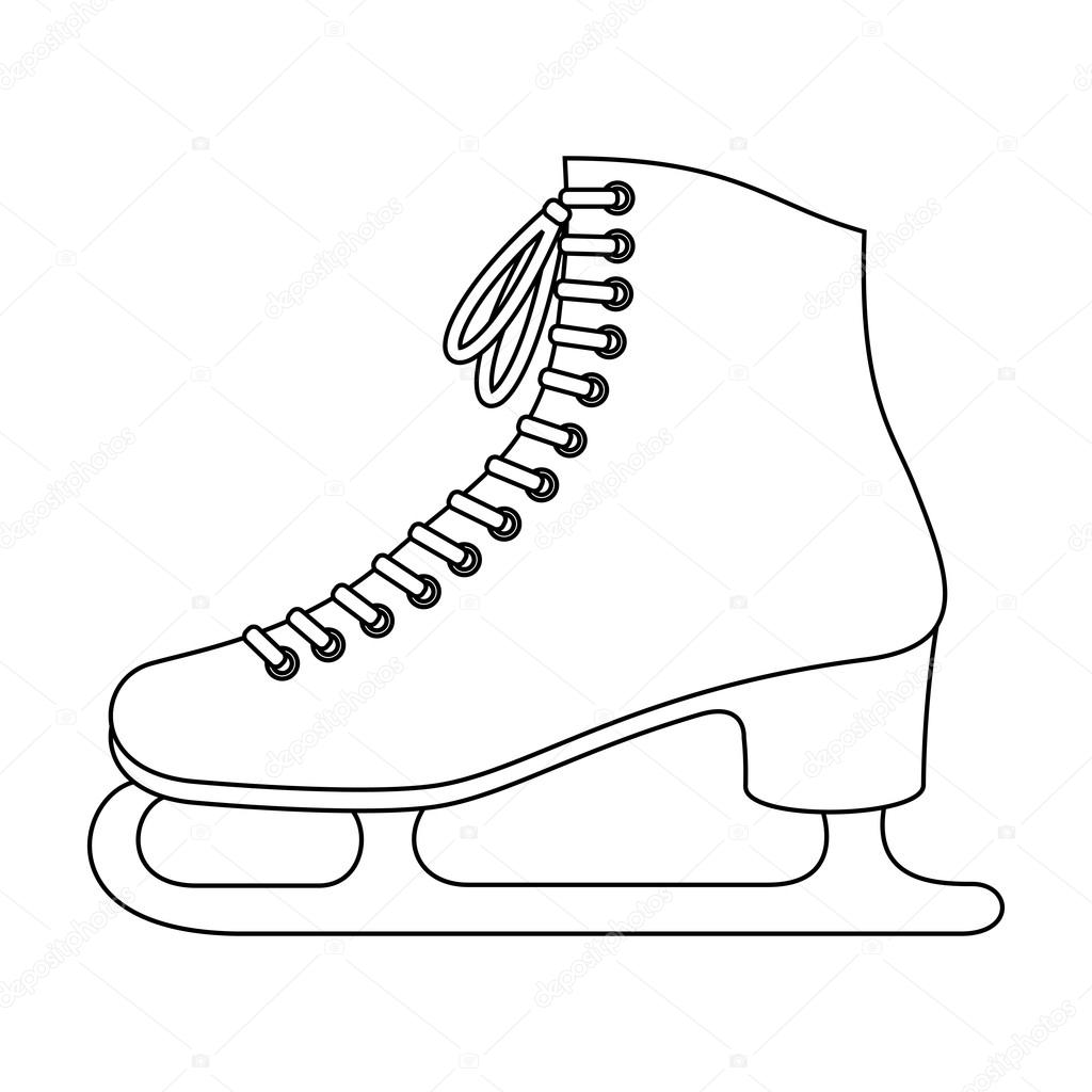 Ice skates — Stock Vector © nikolae #13549288 Ice skates — Stock Vector © nikolae #13549288
