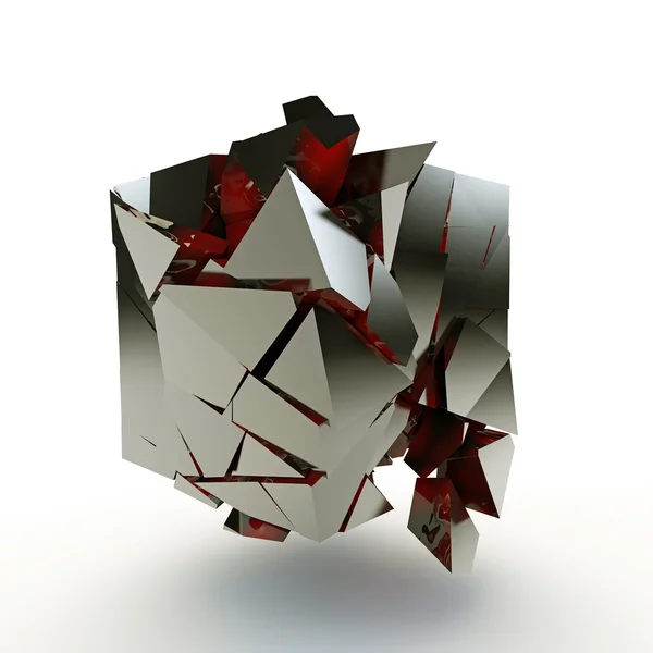 Broken cube — Stock Photo © homeworks255 #43025965