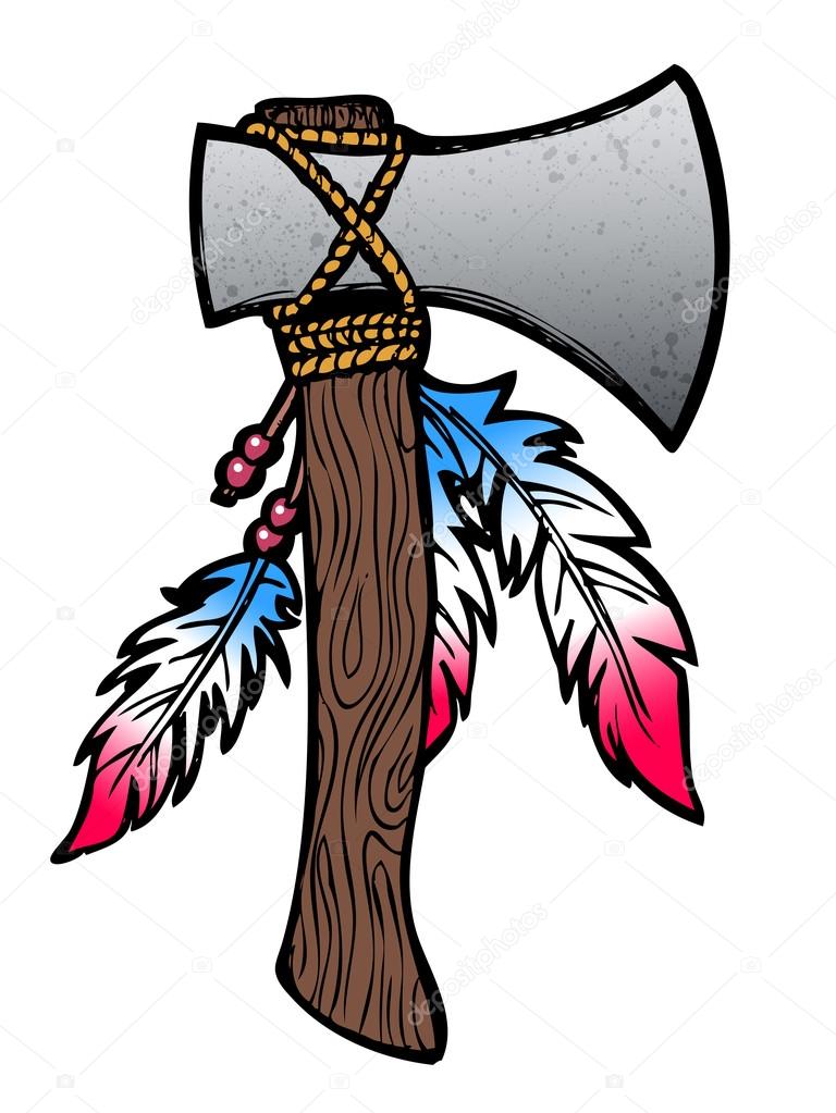 Hatchet illustration Stock Vector Image by ©emberstock #18821069