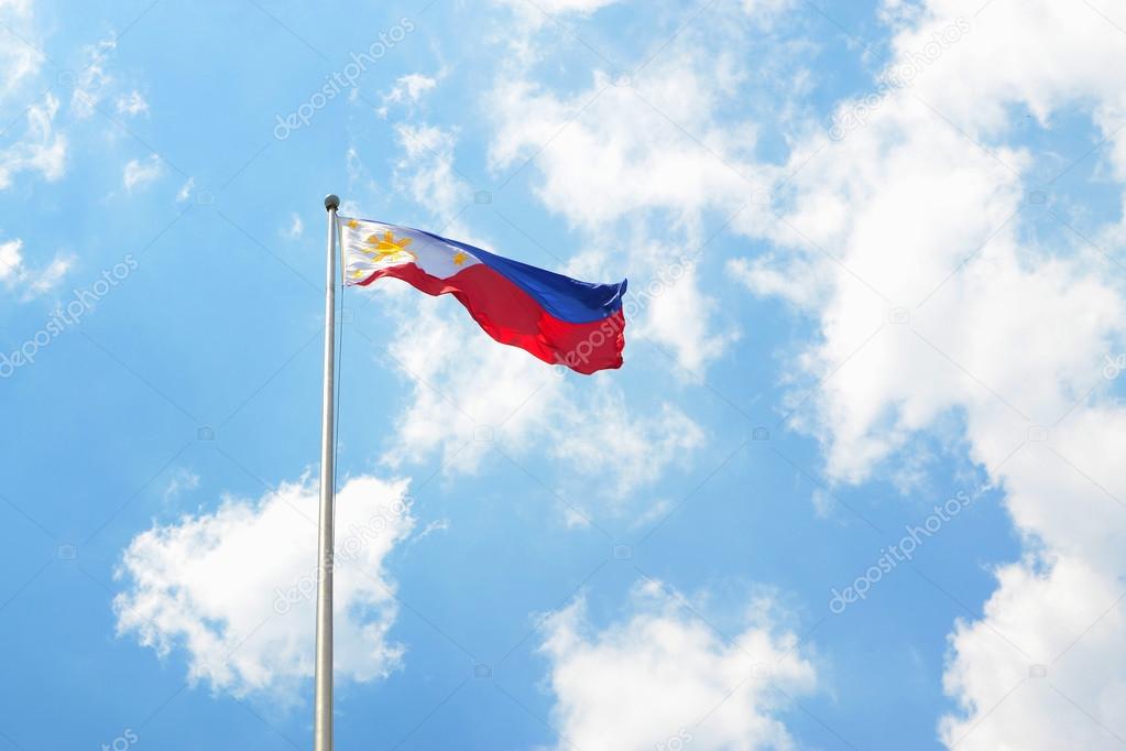 Philippine flag landscape Stock Photo by ©jomaplaon 24482889