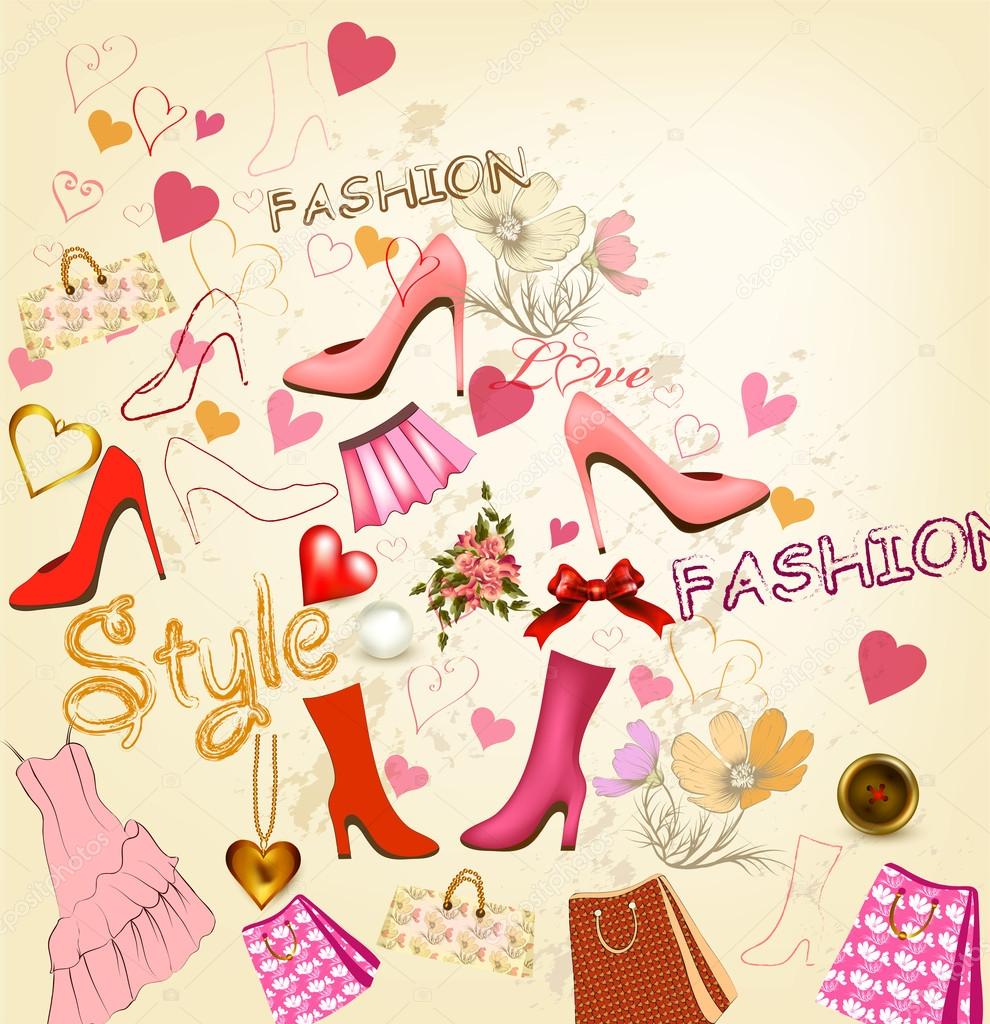Fondo elegante de moda Vector de stock por ©MashaKotscur 20192051