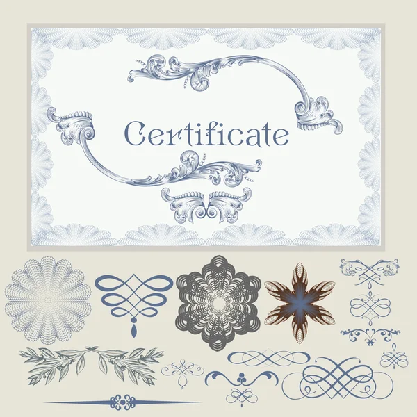 Certificate elements Vector Art Stock Images | Depositphotos