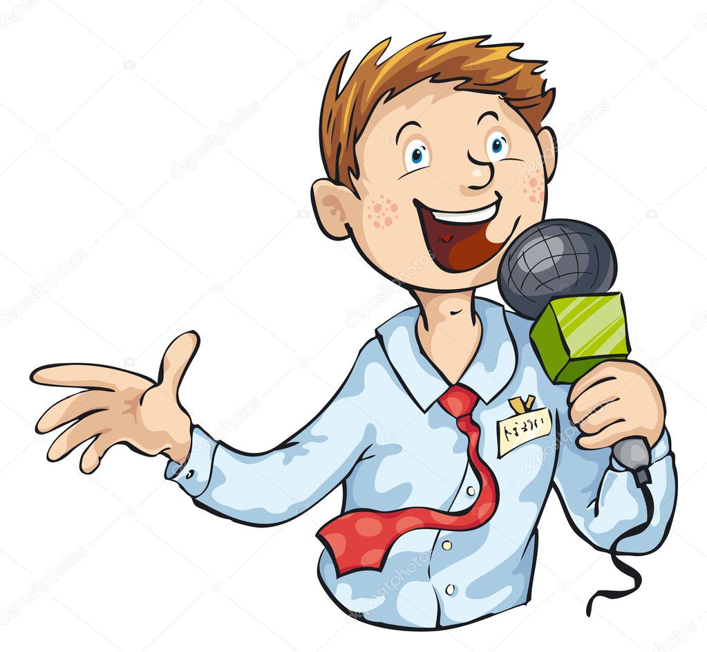 Periodista Vector de stock #15897571 de ©mammothis