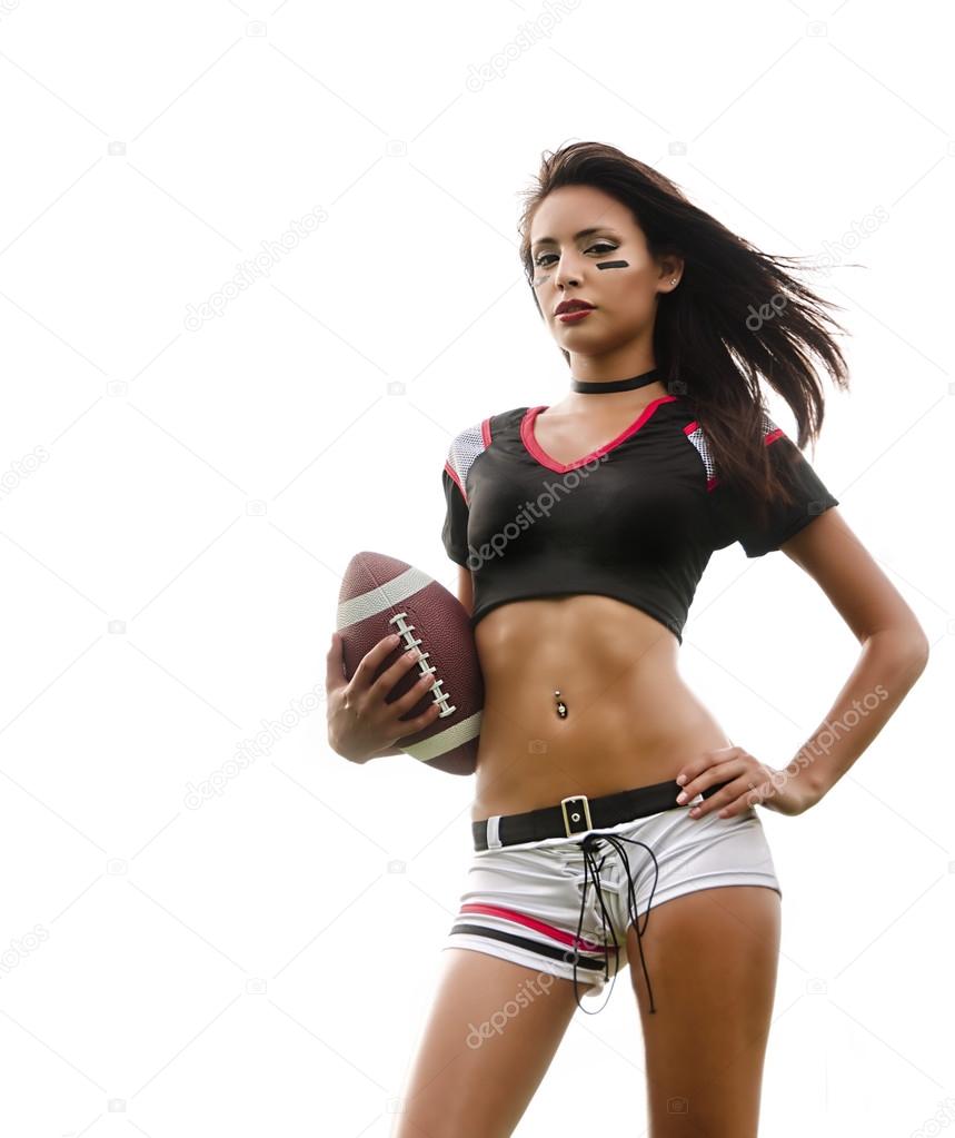 Sexy football girl Stock Photo AVFC 23775657
