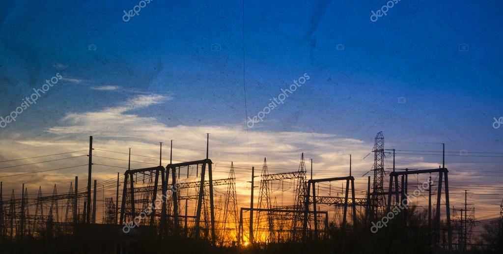 Electricity power generating station — Stock Photo © paulmhill #45747877