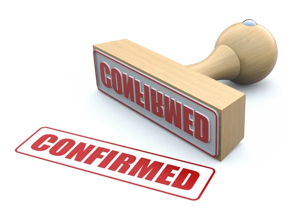 Ruber sello-confirmado — Foto de stock © mipan #49088515