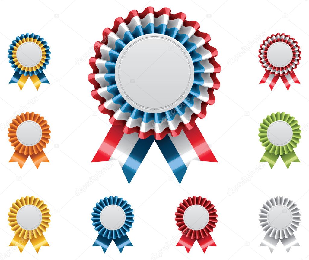 Vector award badges set — Stock Vector © tele52 #14394675
