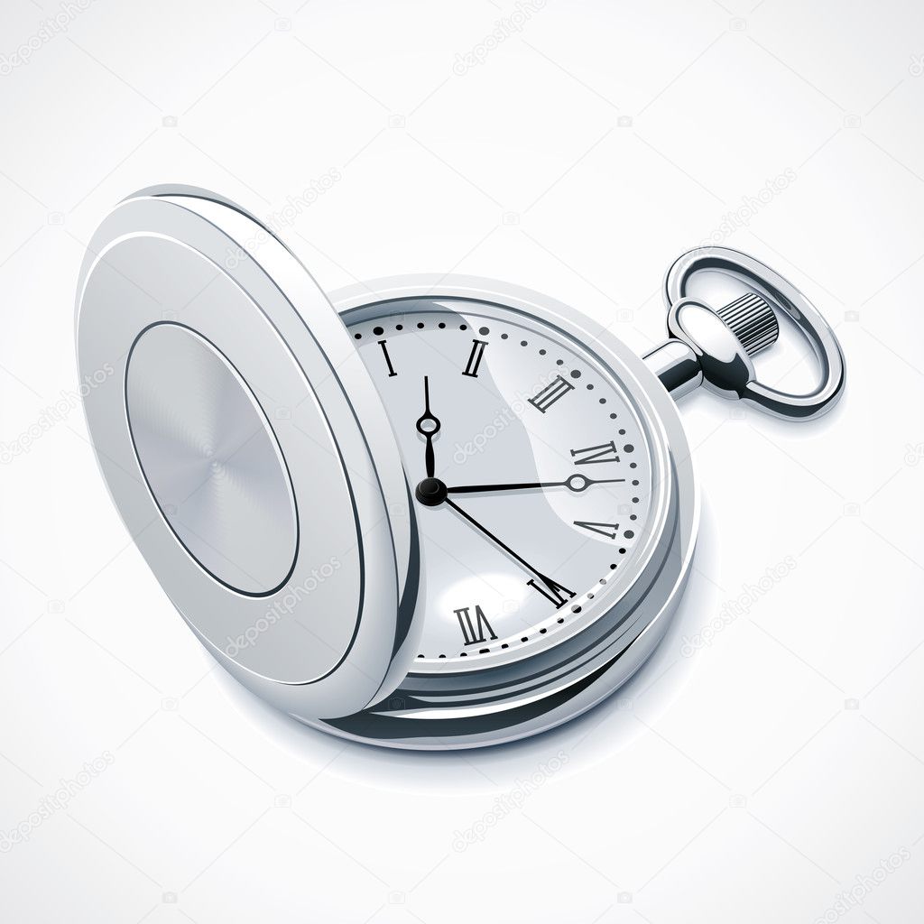 Pocket watch — Stock Vector © tele52 #30300939